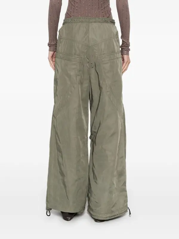 Attico Wide-leg Trousers - Green