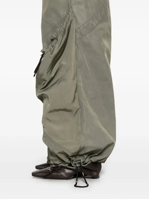 Attico Wide-leg Trousers - Green