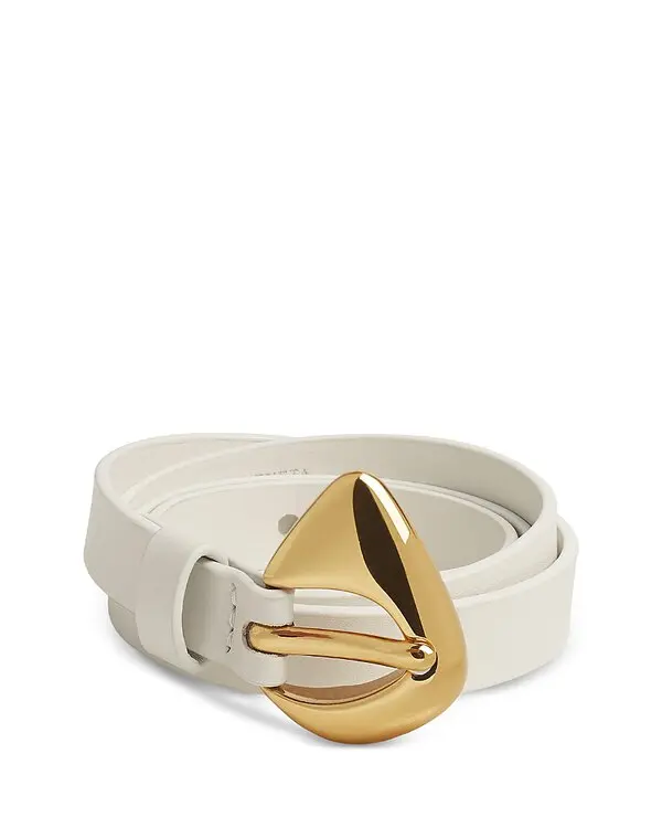 Bottega Veneta White Belts For Women | Editorialist