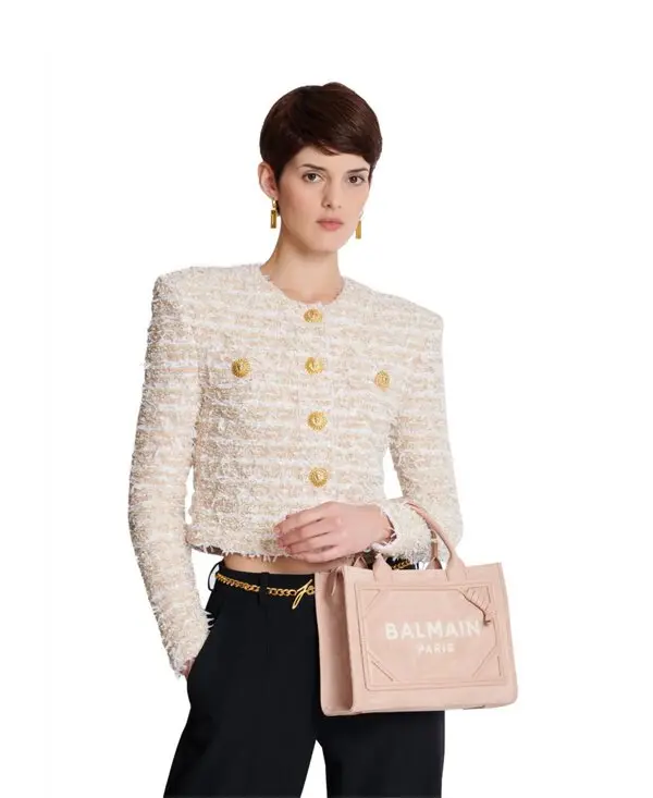 Balmain Small B-army Tote Bag