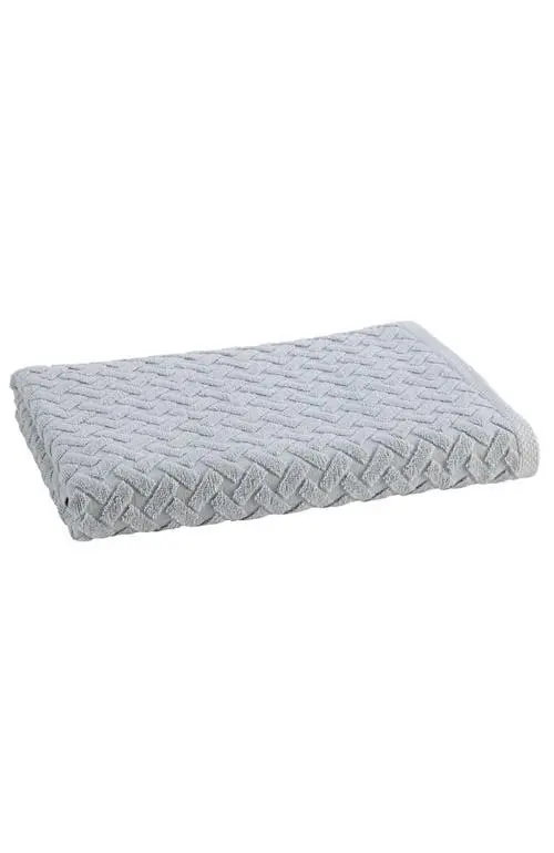 CHRISTY Trellis Textured Cotton Rayon Fibre Blend Soft Bath Sheets - Glacier