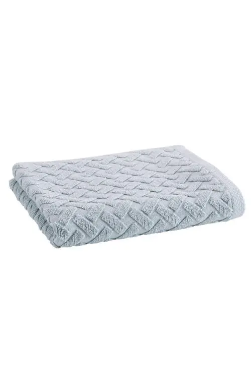 CHRISTY Trellis Textured Cotton Rayon Fibre Blend Soft Hand Towels - Glacier