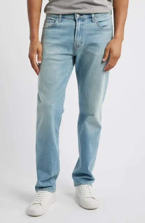 Citizens Of Humanity Elijah Relaxed Straight Leg Cotton & Cashmere Jeans - Accolade Light Indigo