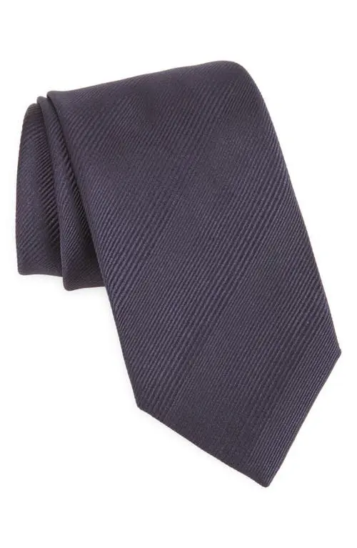 TOM FORD Silk Twill Neck Tie - Hb996 Deep Navy