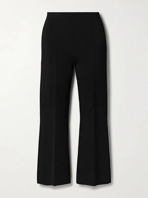 Theory Cropped Knitted Flared Pants