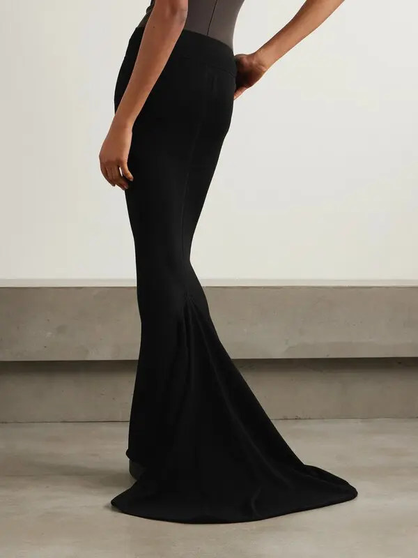 Rick Owens Dauphine Jersey Maxi Skirt