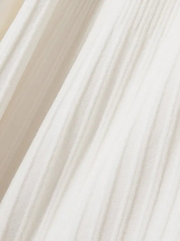 Veronica Beard Nami Pointelle-knit Midi Dress - Neutrals