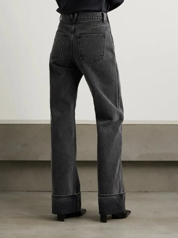 Veronica Beard Taylor High-rise Wide-leg Jeans