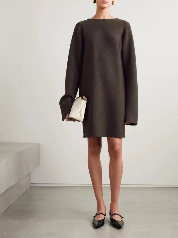 Khaite Elle Wool-blend Mini Dress