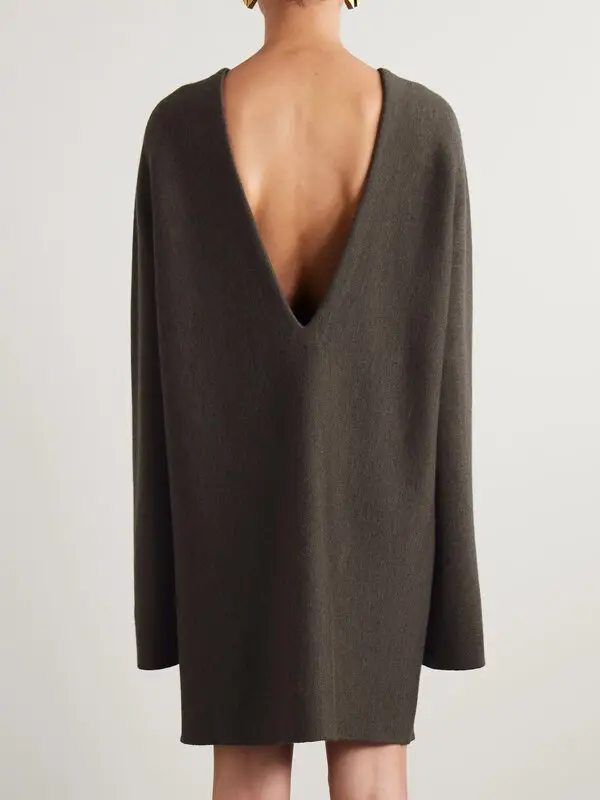 Khaite Elle Wool-blend Mini Dress