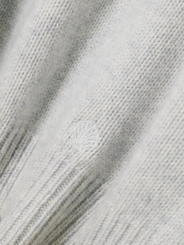 Loulou De Saison Bruzzi Wool And Cashmere-blend Sweater - Gray