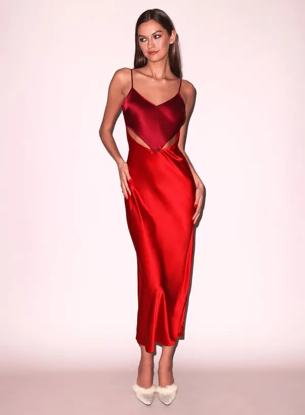 RIVIERA Silk Slip Dress