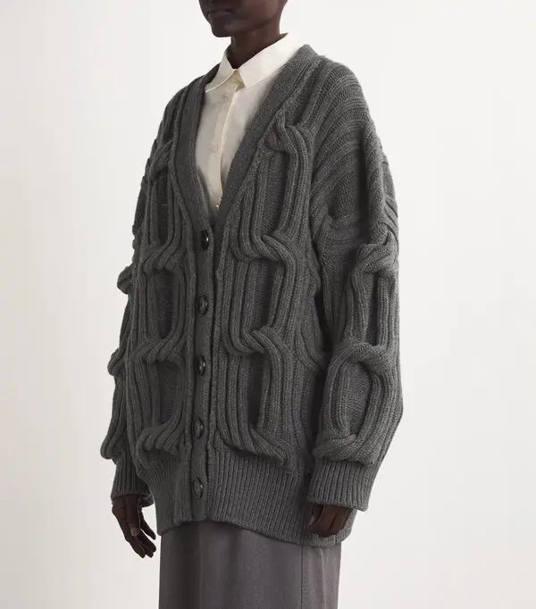 Stella McCartney Virgin Wool Falabella Cardigan