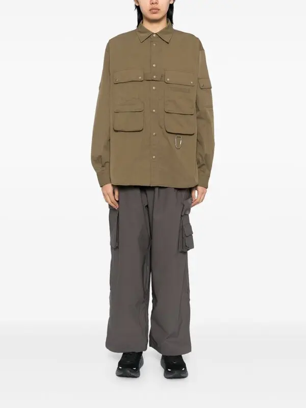 SPOONYARD Multi-pockets Shirt - Brown