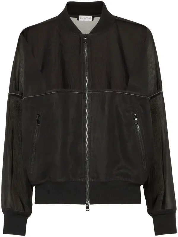 Brunello Cucinelli Monili Bomber Jacket