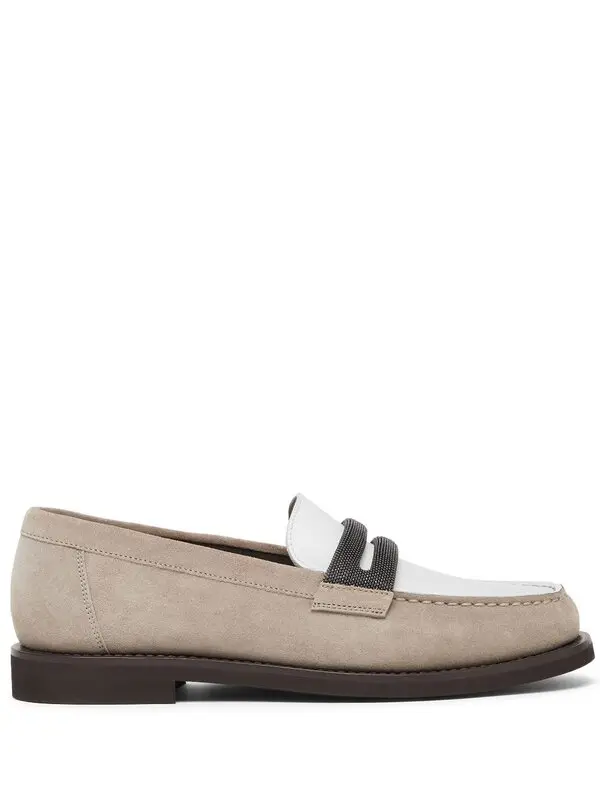 Brunello Cucinelli Suede Loafers