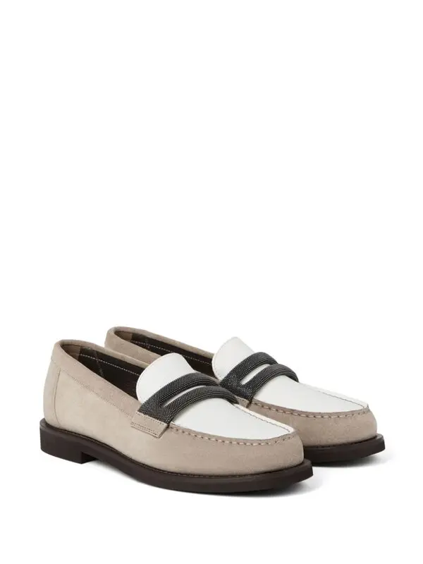 Brunello Cucinelli Suede Loafers