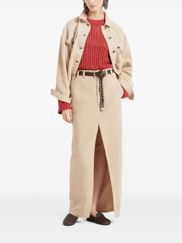 Brunello Cucinelli Monili Jacket - Neutrals