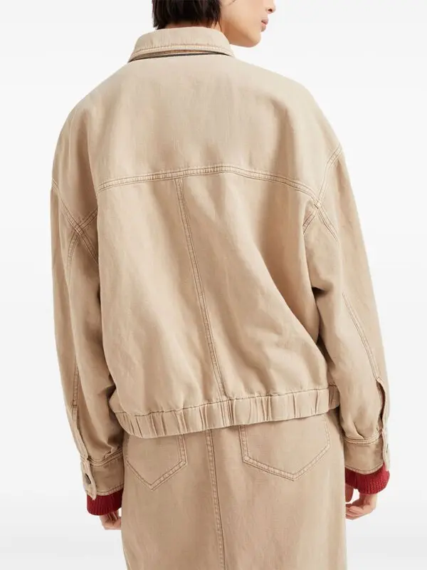 Brunello Cucinelli Monili Jacket - Neutrals