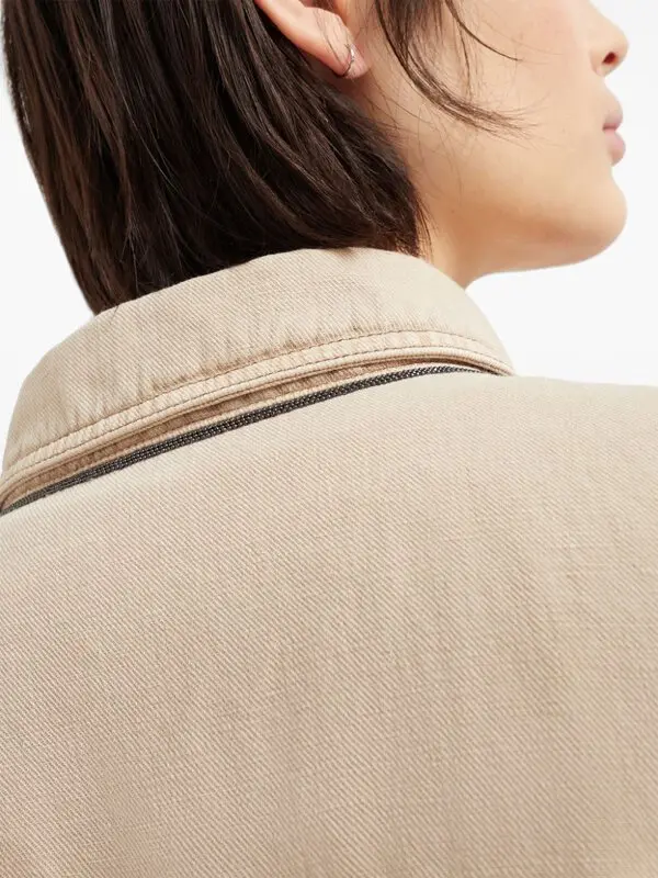 Brunello Cucinelli Monili Jacket - Neutrals
