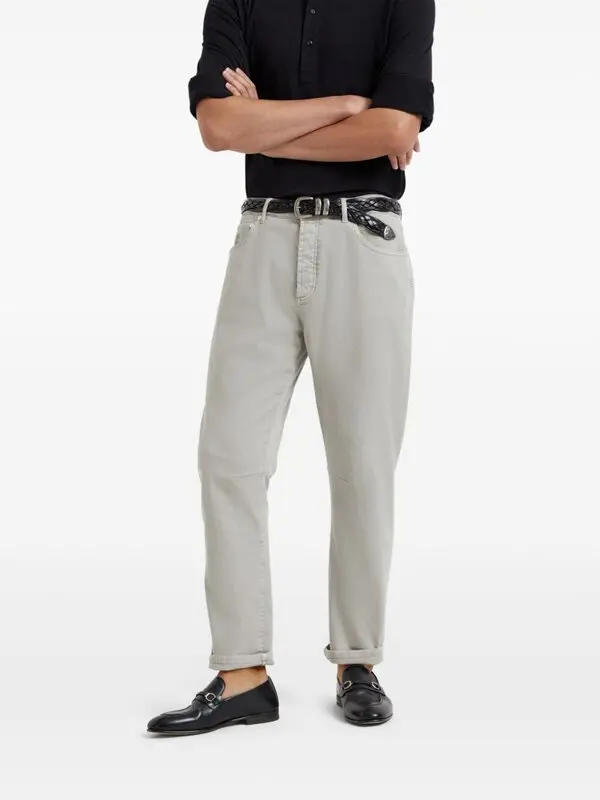 Brunello Cucinelli Straight Jeans - Neutrals