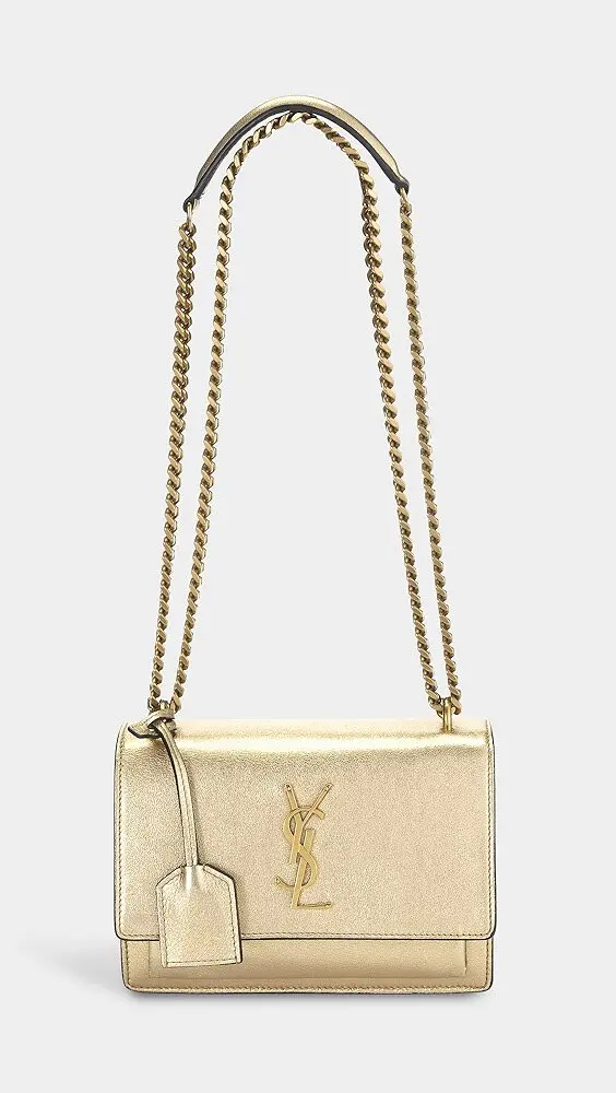 Saint Laurent Metallic Sunset Shoulder Bag