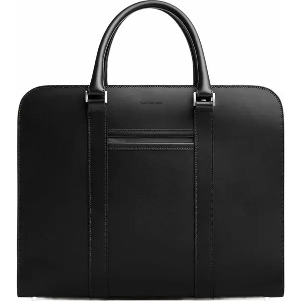 CARL FRIEDRIK Palissy Double Briefcase - Black