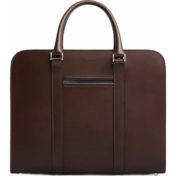 CARL FRIEDRIK Palissy Double Briefcase - Chocolate