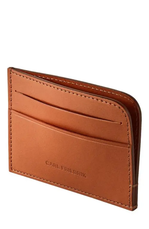 CARL FRIEDRIK Hatton Cardholder - Chocolate
