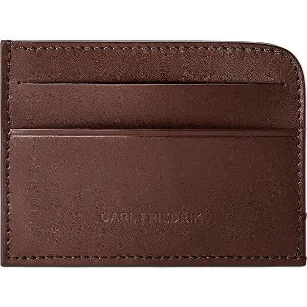 CARL FRIEDRIK Hatton Cardholder - Chocolate