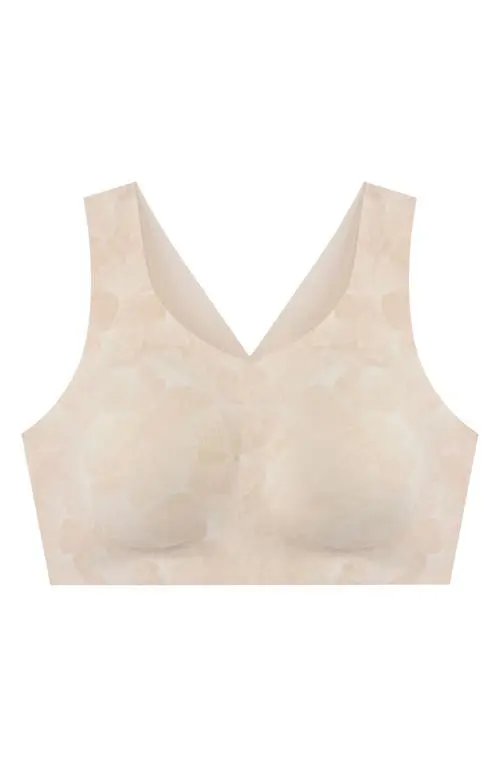 EVELYN & BOBBIE Defy Wireless Bra - Champagne Gingko