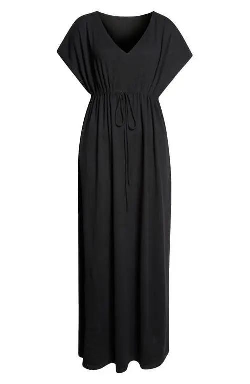 Johnstons Of Elgin Open Knit Superfine Merino Wool V-neck Dress