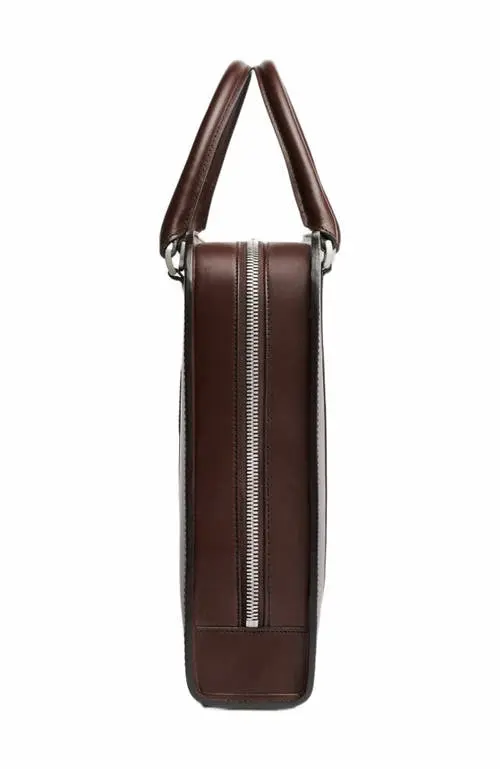 CARL FRIEDRIK Palissy Briefcase - Chocolate