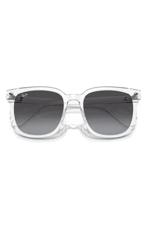 Ray-ban 55mm Gradient Square Sunglasses