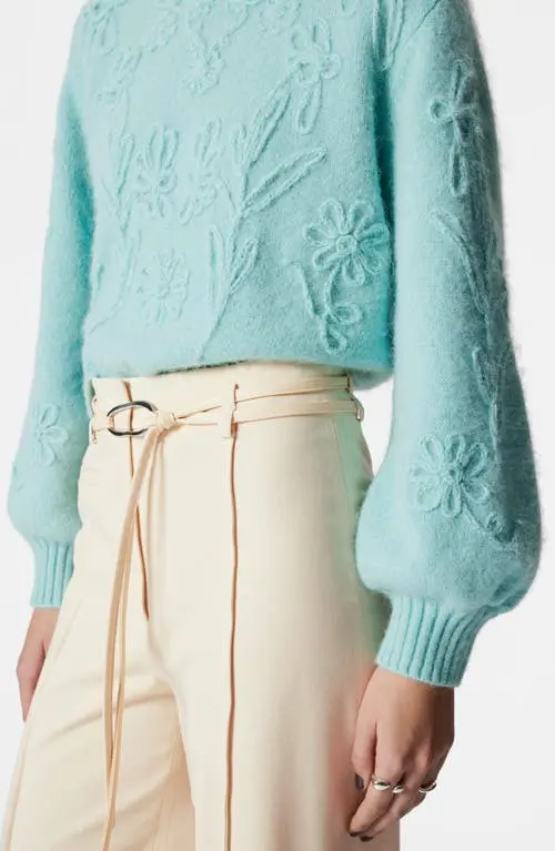 & Other Stories Floral Textured Sweater