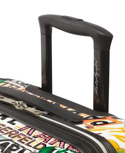 Karl Lagerfeld Logo Explosion Upright Suitcase