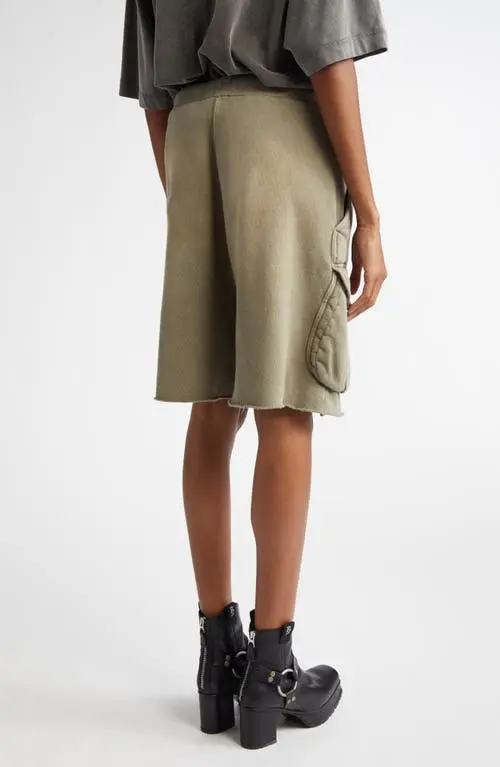 R13 Relaxed Mulitpocket Sweat Shorts