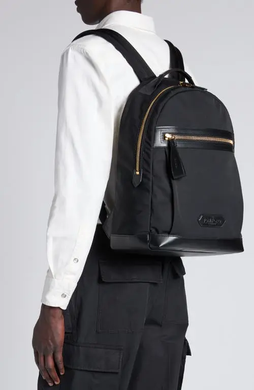 TOM FORD Recycled Nylon Backpack - 1n001 Black