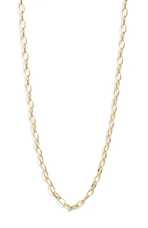 Argento Vivo Fine Gauge Chain Necklace - Gold
