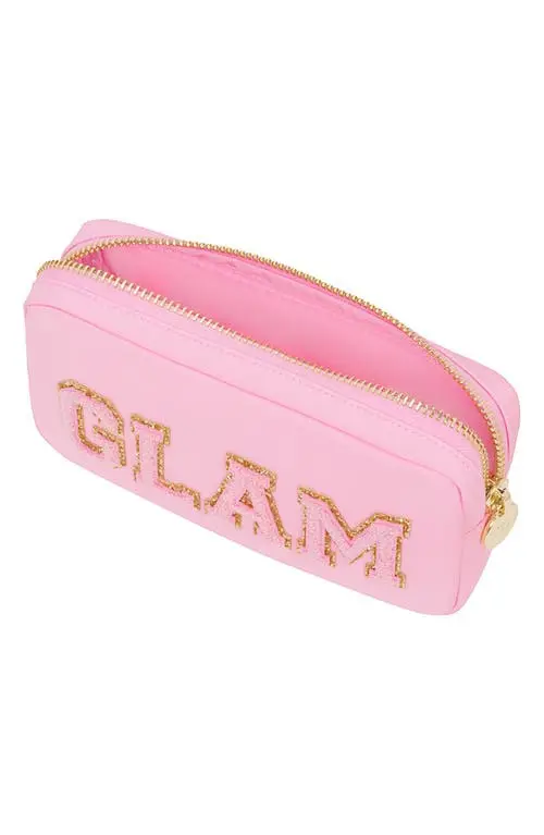 Stoney Clover Lane Small Glam Pouch - Flamingo/ Glam