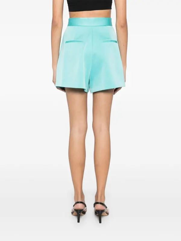 Alex Perry Pleated Shorts - Blue