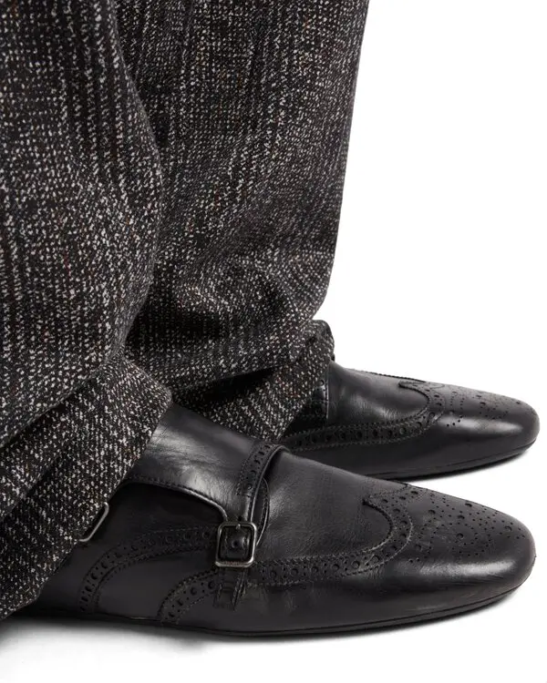 Prada Double Monk Strap Shoes - Black | Editorialist