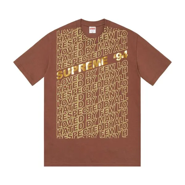 Supreme Respected Tee - Brown