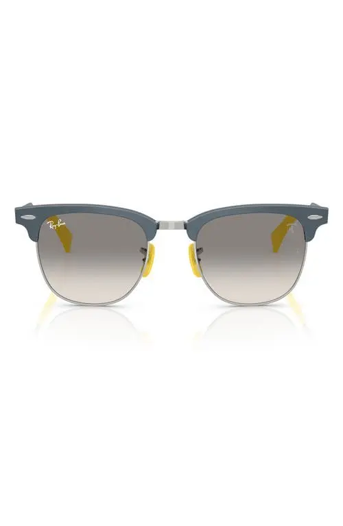 Ray-ban 60mm Scuderia Ferrari Clubmaster Sunglasses - Grey Gradient