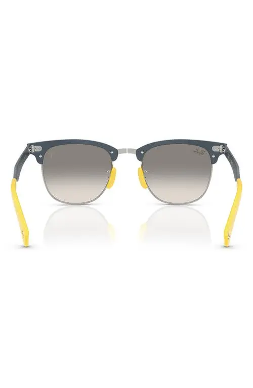 Ray-ban 60mm Scuderia Ferrari Clubmaster Sunglasses - Grey Gradient