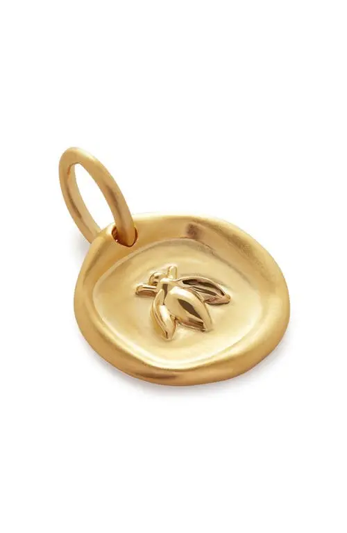 Monica Vinader Bee Pendant Charm - 18k Gold Vermeil
