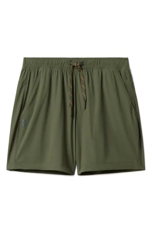 RHONE Pursuit 5-inch Unlined Training Shorts - Lichen Green