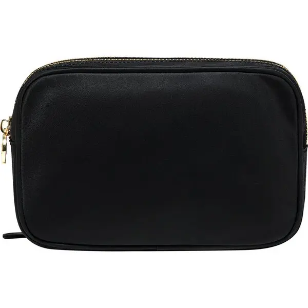Stoney Clover Lane Double Zip Nylon Pouch - Noir