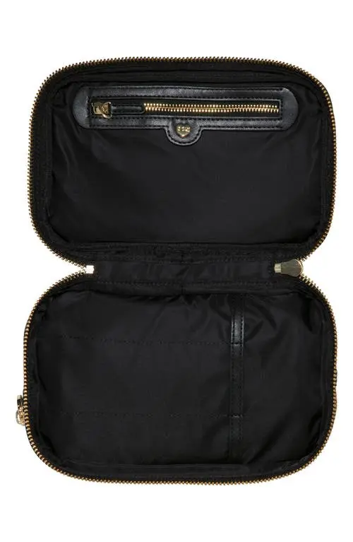 Stoney Clover Lane Double Zip Nylon Pouch - Noir