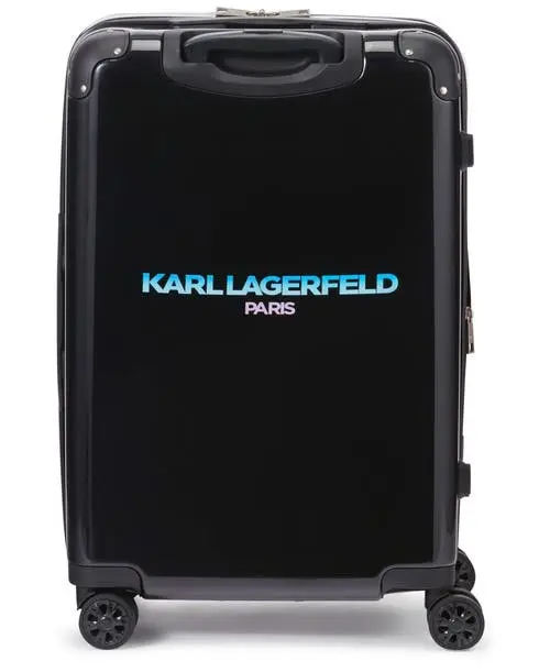 Karl Lagerfeld Karl Flowers Upright Suitcase